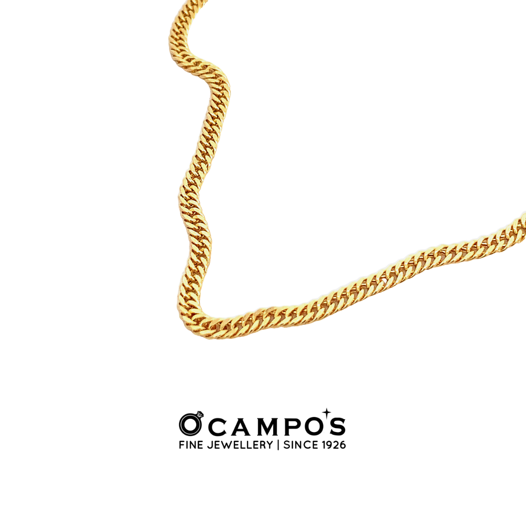 Curb Style Men's Chain - Yellow Gold – Ocampo's Fine Jewellery